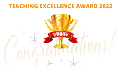 TEACHING EXCELLENCE AWARD 2022 - WINNERS - Fourth Screen Education